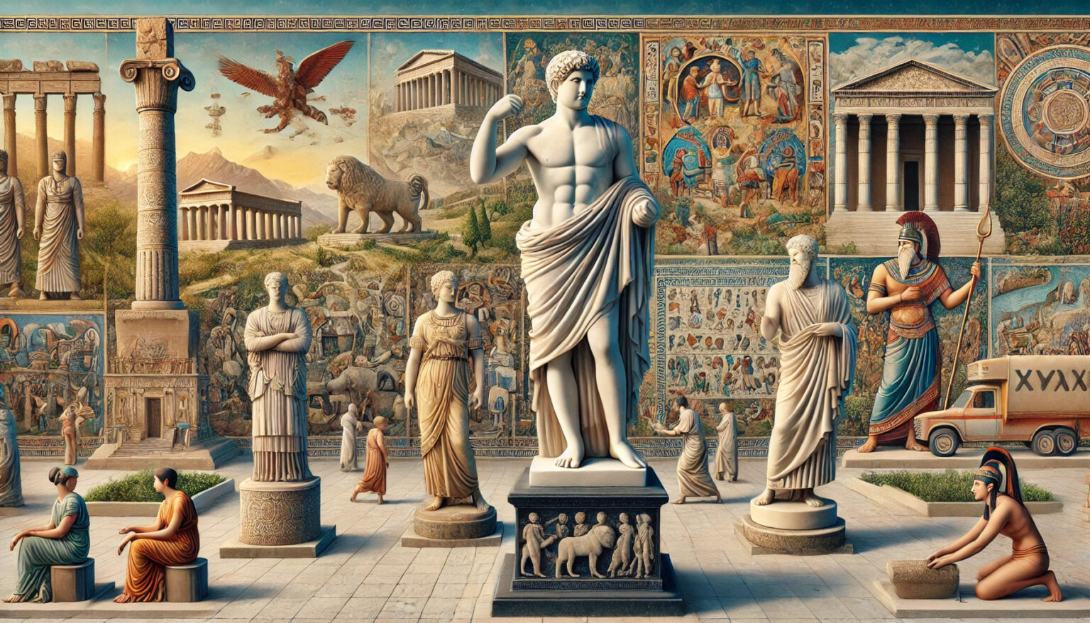 The Ancient Origins of Public Art: Statues and Murals Through History ...