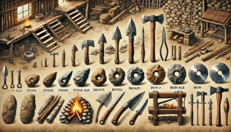 The Evolution of Ancient Tools: From Stone to Metal Through the Ages ...